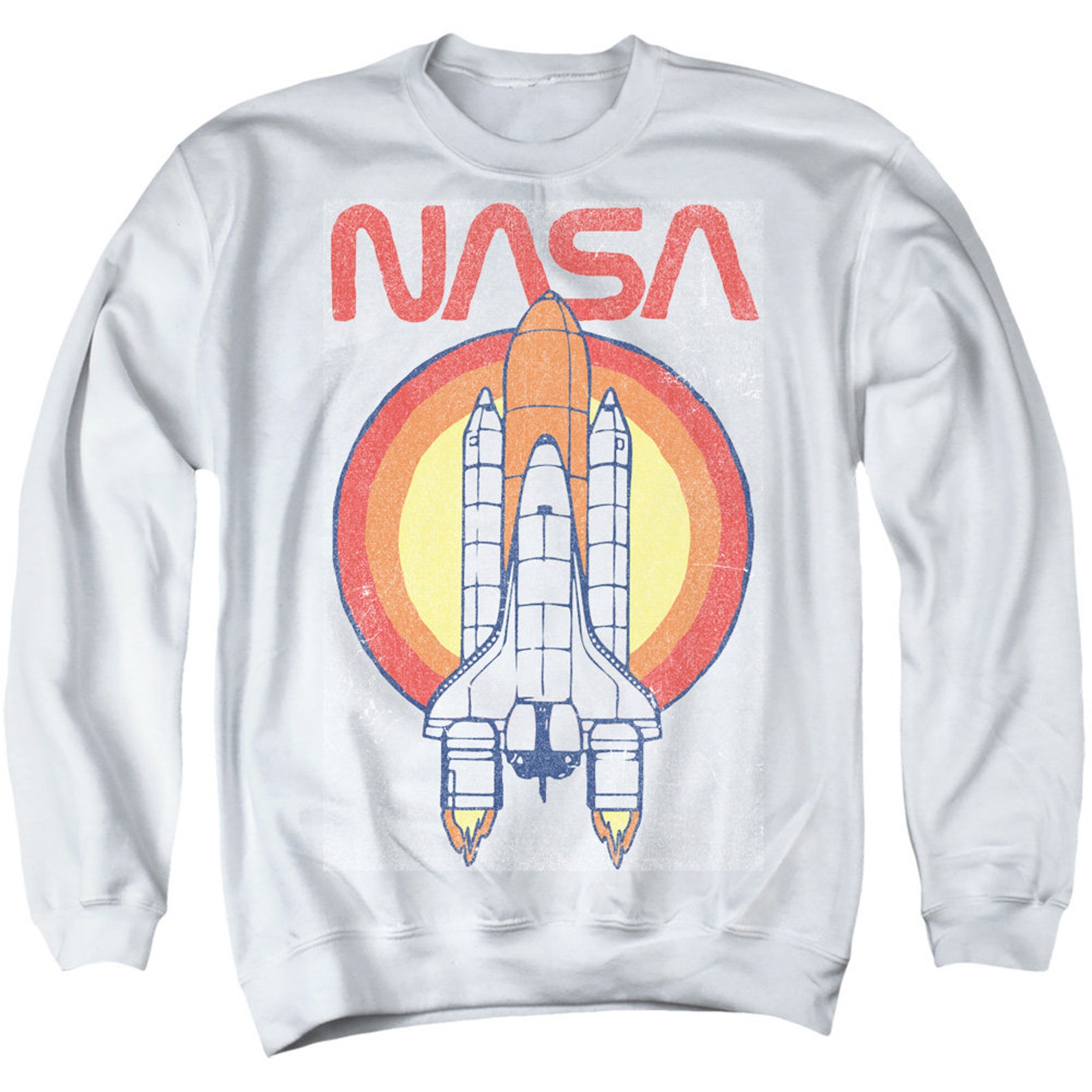 NASA Vintage Space Shuttle White Shirts - Etsy
