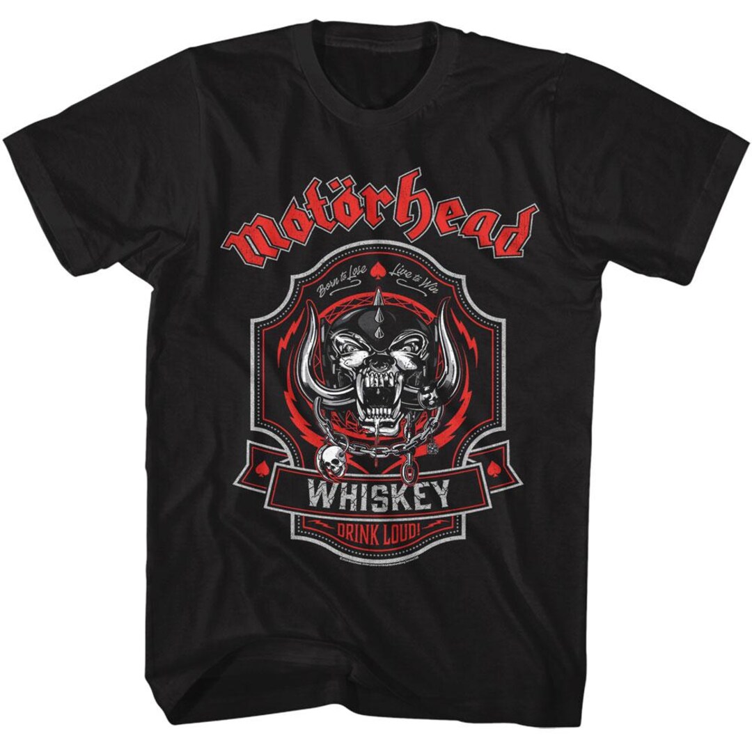 Motorhead Drink Loud Design Black Shirts - Etsy