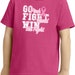 Go Pink Fight Hard Win the Fight Toddler Breast Cancer Awareness Shirt ...