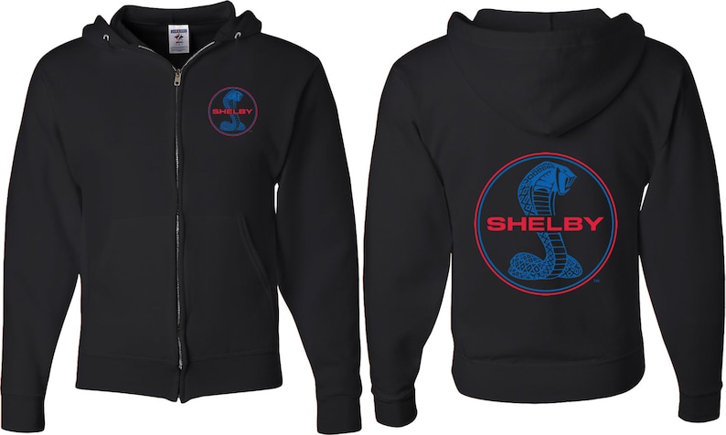 Blue and Red Shelby Cobra Front & Back Print Adult Unisex Full - Etsy