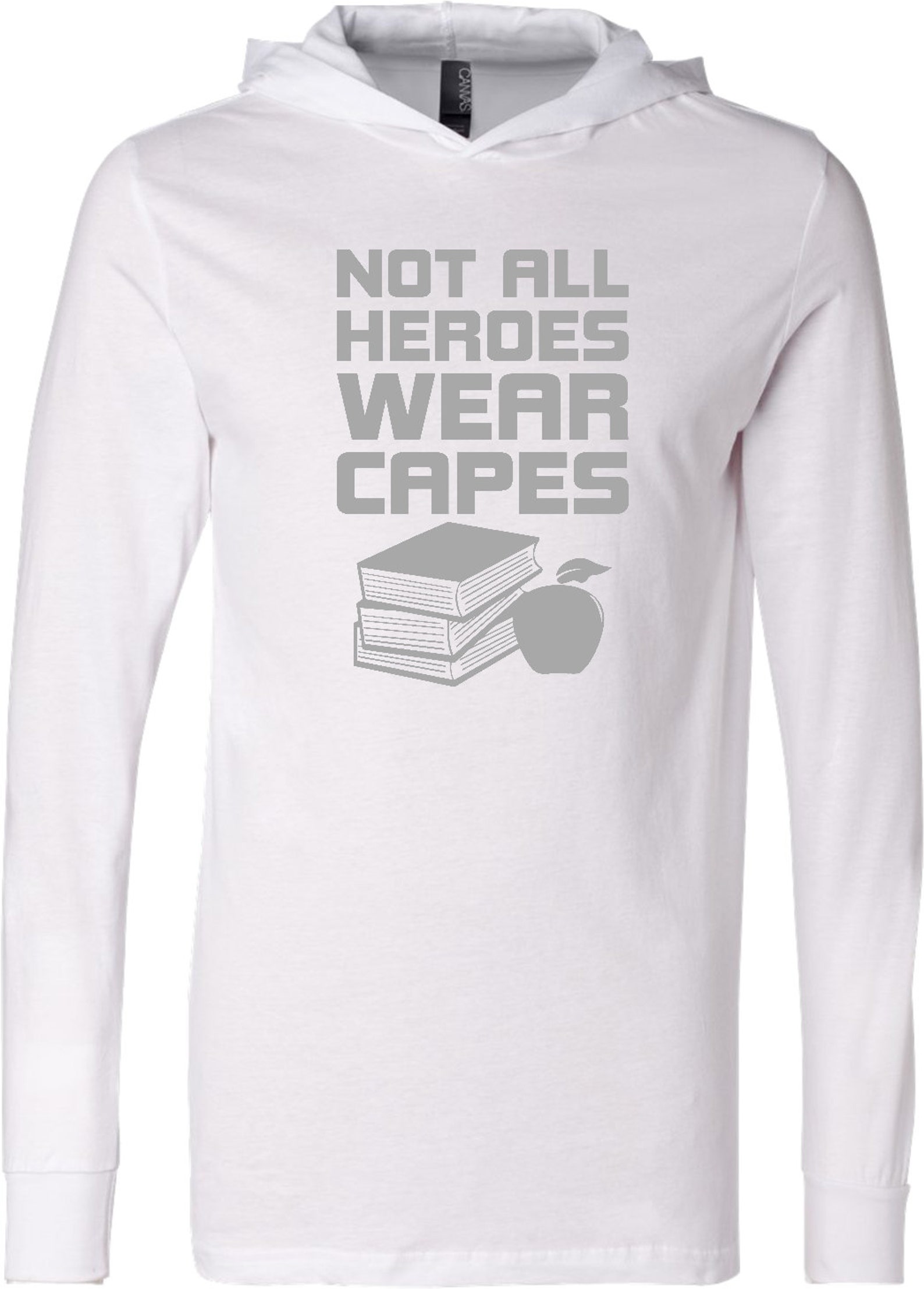 Not All Heroes Wear Capes Teachers Lightweight Hoodie T-shirt - Etsy