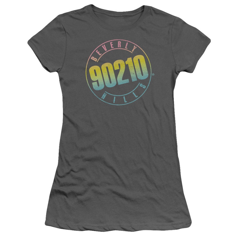 Beverly Hills 90210 Logo Juniors and Women Charcoal T-shirts - Etsy