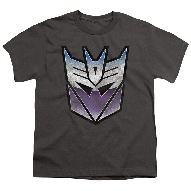 Transformers Blue and Purple Decepticon Logo Kid's - Etsy