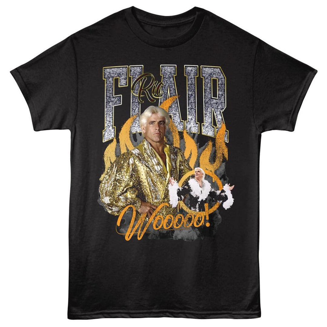 Ric Flair Wooo Flames Logo Black Shirts - Etsy