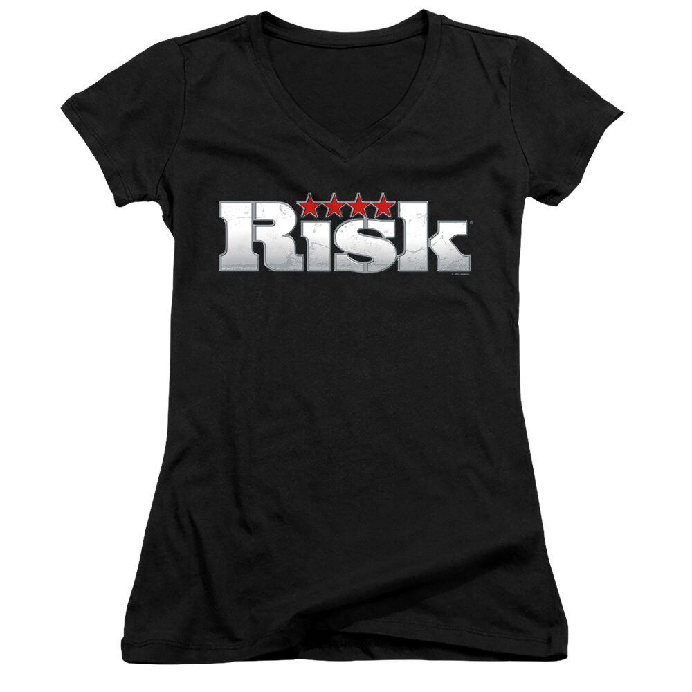 Risk Game Logo Juniors and Women Black T-Shirts | Etsy