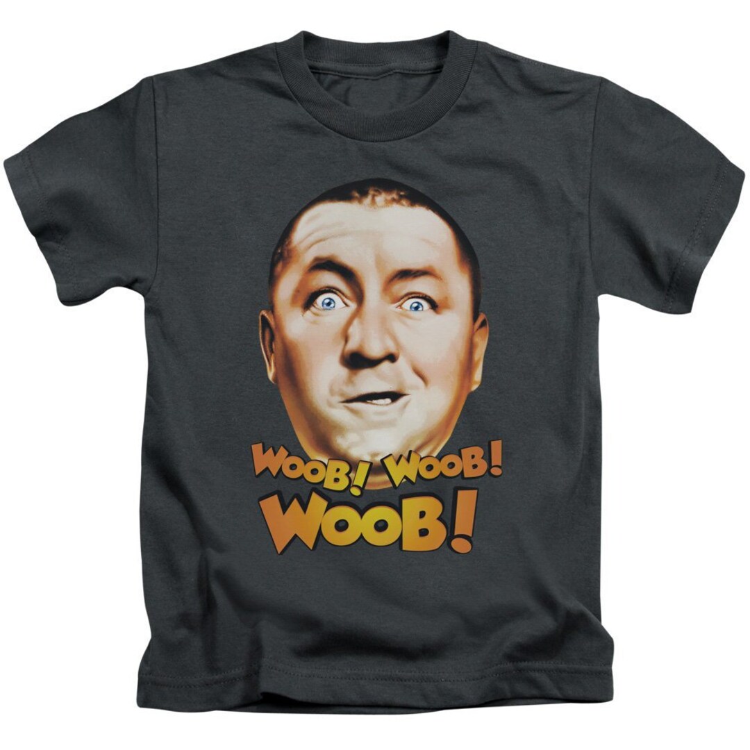 Three Stooges Woob Woob Woob Kid's Charcoal T-shirts - Etsy