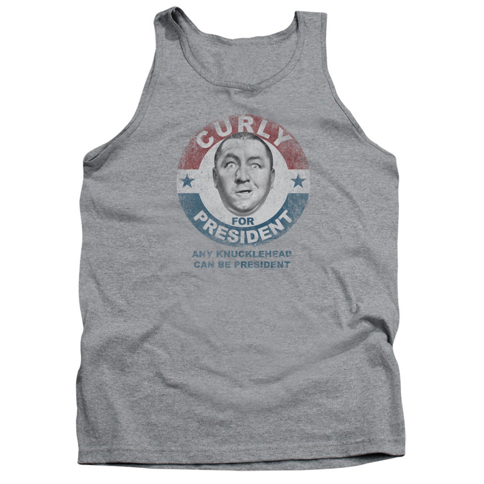 Three Stooges Curly Knucklehead President Athletic Heather - Etsy