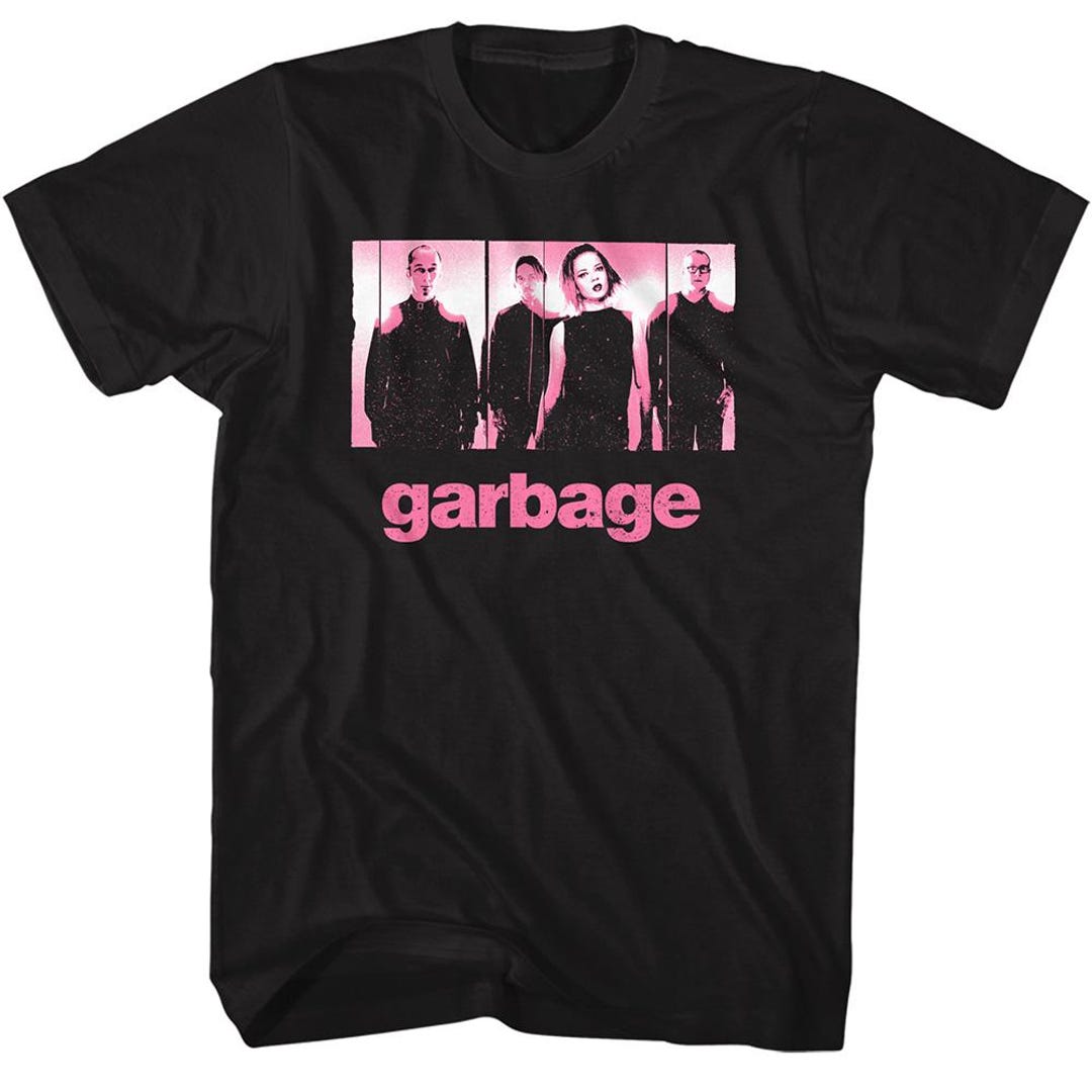 Garbage Pink Offset Black Shirts - Etsy