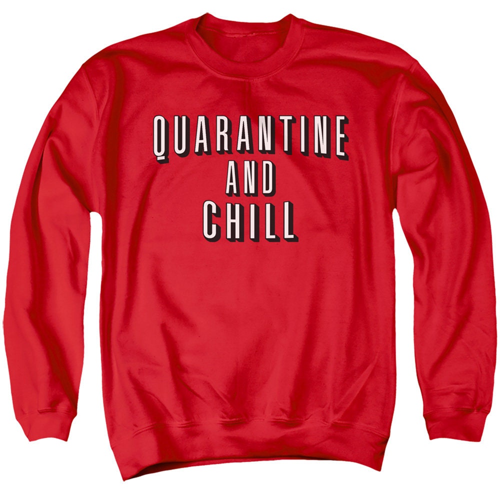 Quarantine and Chill Red Shirts - Etsy