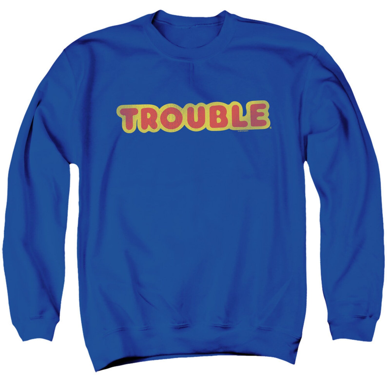 Trouble Vintage Logo Royal Blue Adult Shirts - Etsy