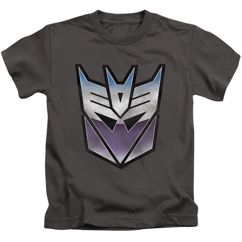 Transformers Blue and Purple Decepticon Logo Kid's - Etsy