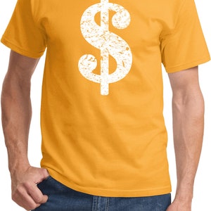 Distressed Dollar Sign Tee T-shirt DOLLAR-PC61 - Etsy