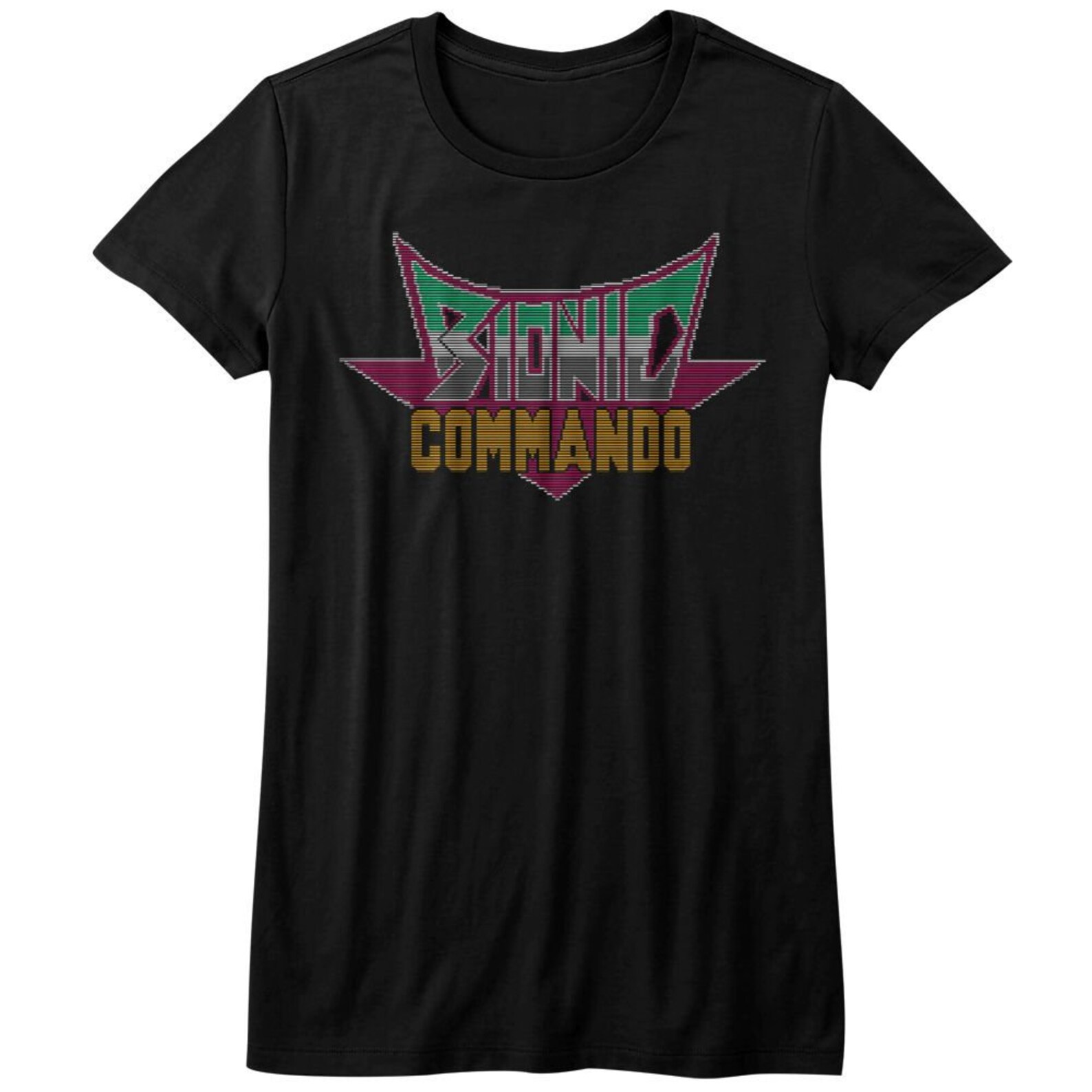 Bionic Commando Pixel Logo Adult Black Shirts - Etsy