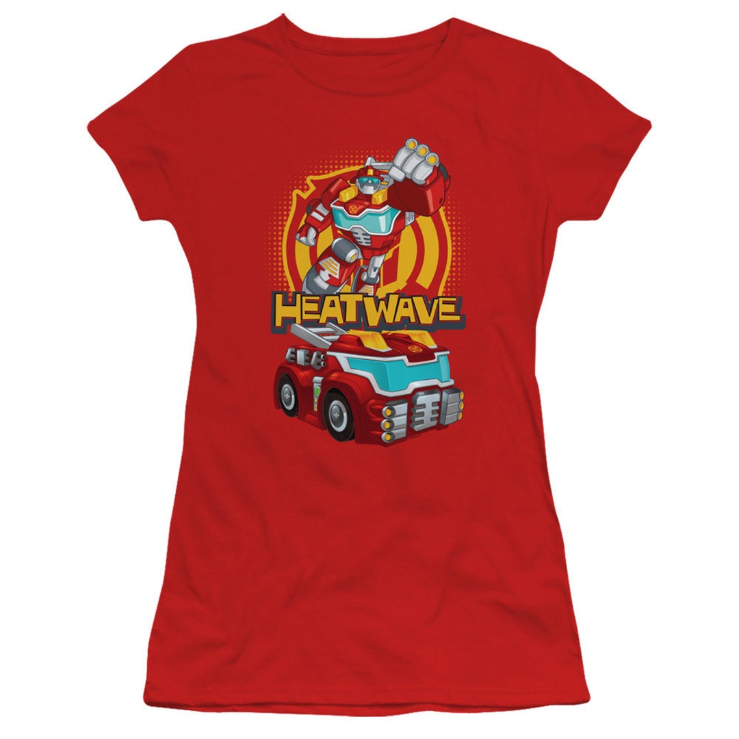 Transformers Heatwave Juniors and Women Red T-shirts - Etsy