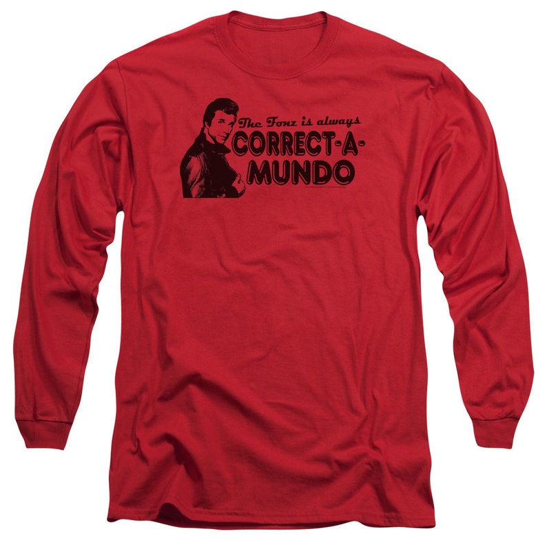 Happy Days Correct a Mundo Red Shirts - Etsy