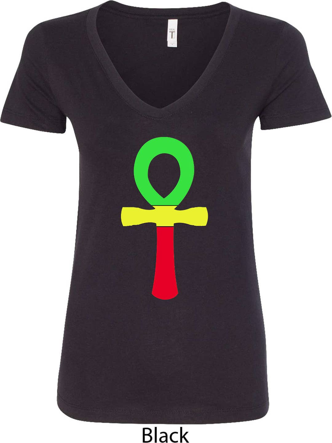 Ladies Rasta Ankh V-neck Shirt ANKH-N1540 - Etsy