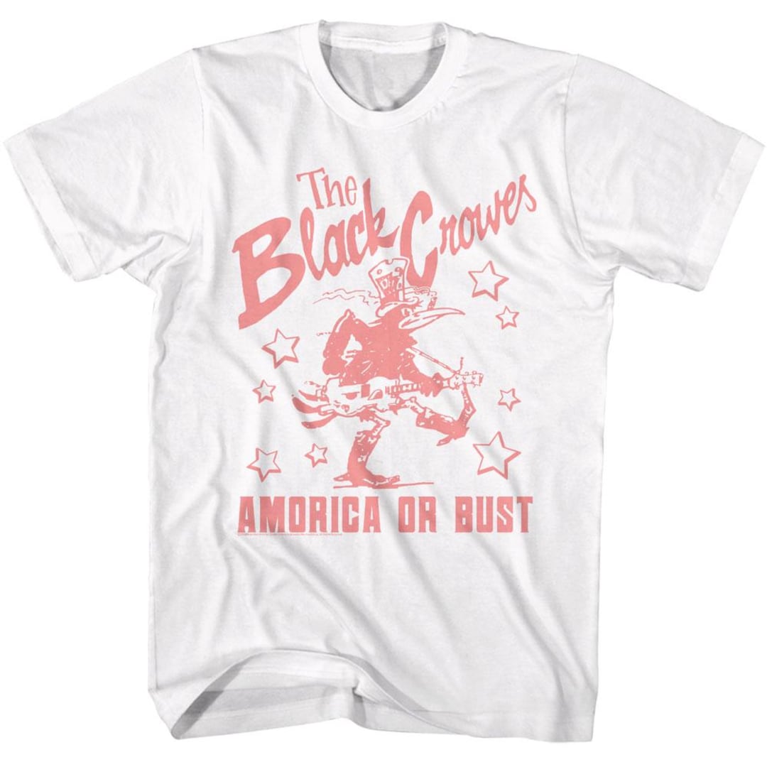 Officially Licensed the Black Crowes White Adult Shirt – “america or ...