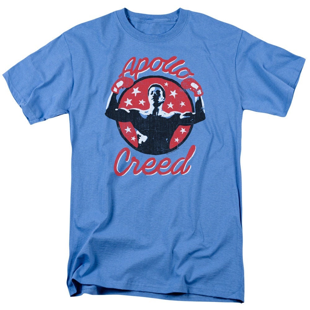 Rocky Apollo Creed Star Carolina Blue Shirts - Etsy