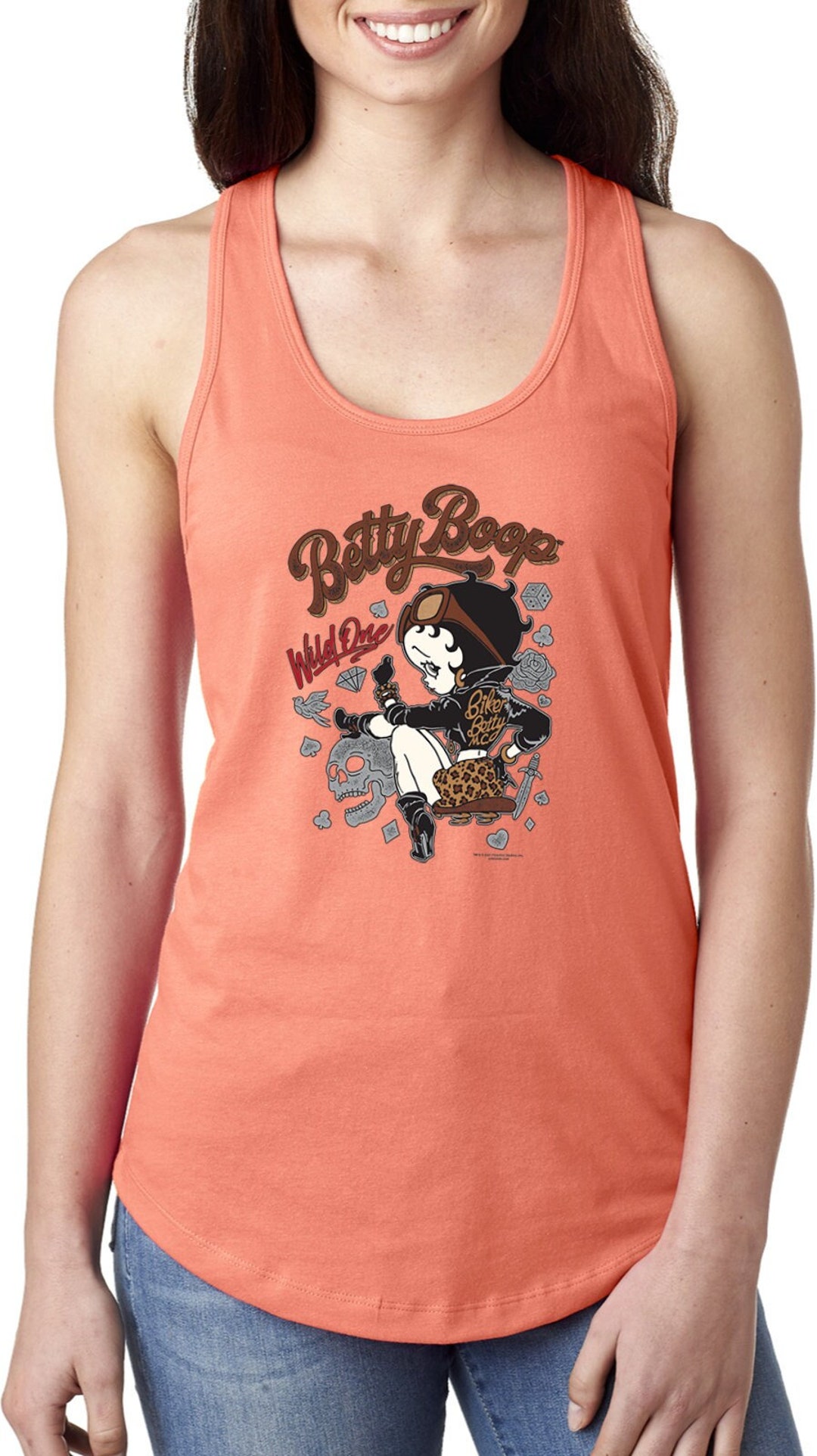 Betty Boop Wild One Ladies Ideal Tank Top 24107HD4-N1533 - Etsy