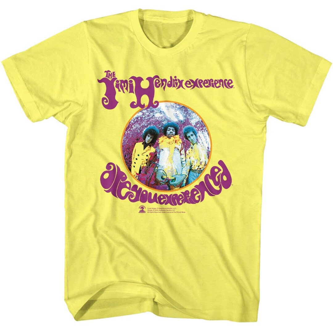 Jimi Hendrix Are You Experienced Yellow Shirt - Etsy