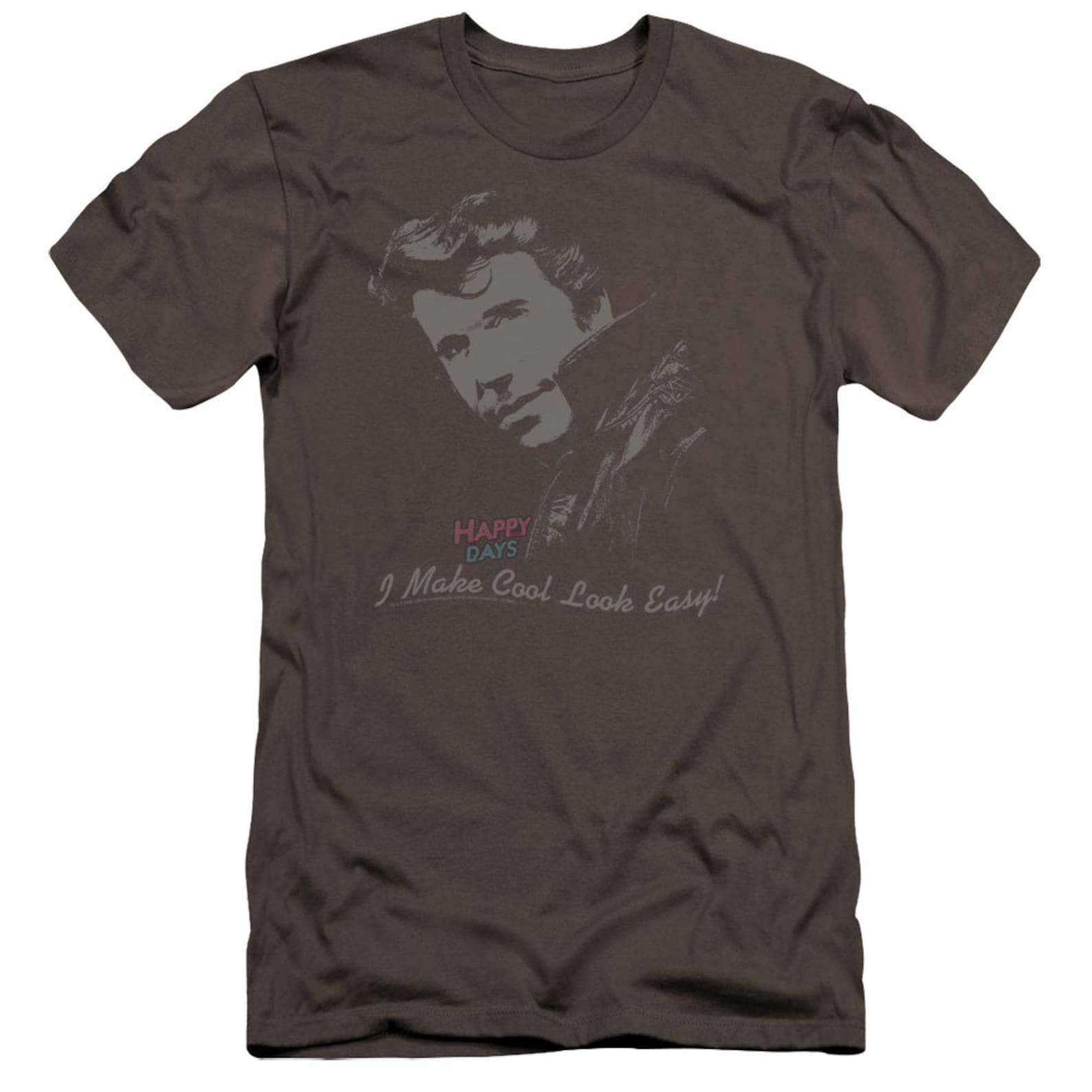 Happy Days Cool Fonz Charcoal Shirts - Etsy