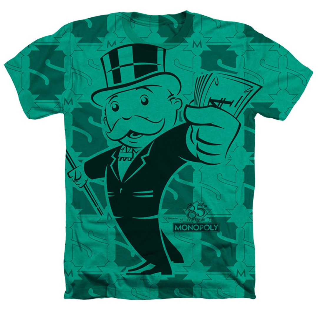 Monopoly 85th Anniversary Money Money Money Kelly Green Shirt - Etsy