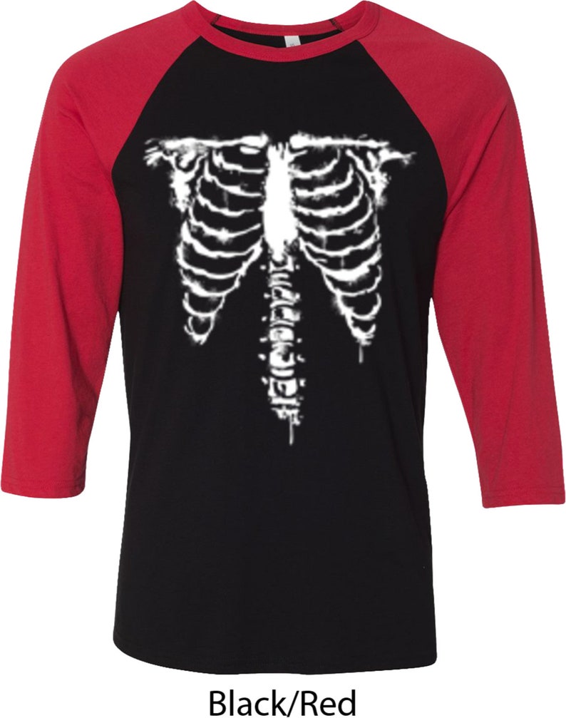 Halloween Skeleton Raglan Shirt 17491-3200 - Etsy