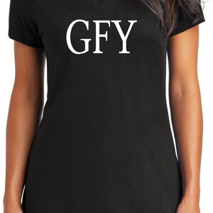GFY Ladies V-neck Shirt GFY-DM1170L - Etsy