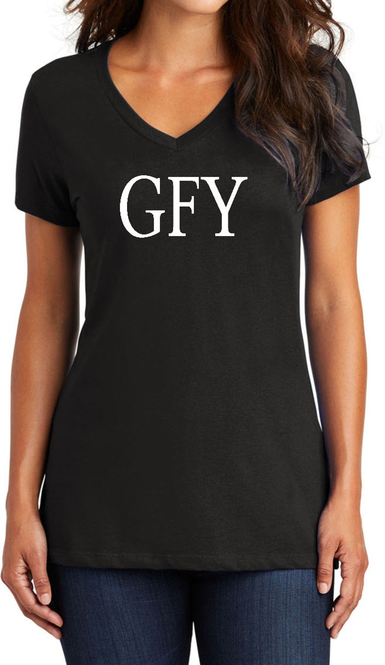 GFY Ladies V-neck Shirt GFY-DM1170L - Etsy