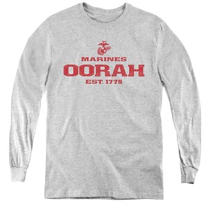 U.S. Marine Corps Oorah Athletic Heather Shirts - Etsy