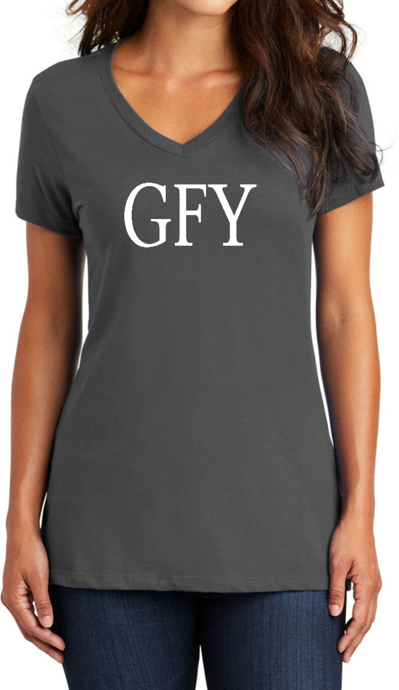 GFY Ladies V-neck Shirt GFY-DM1170L - Etsy