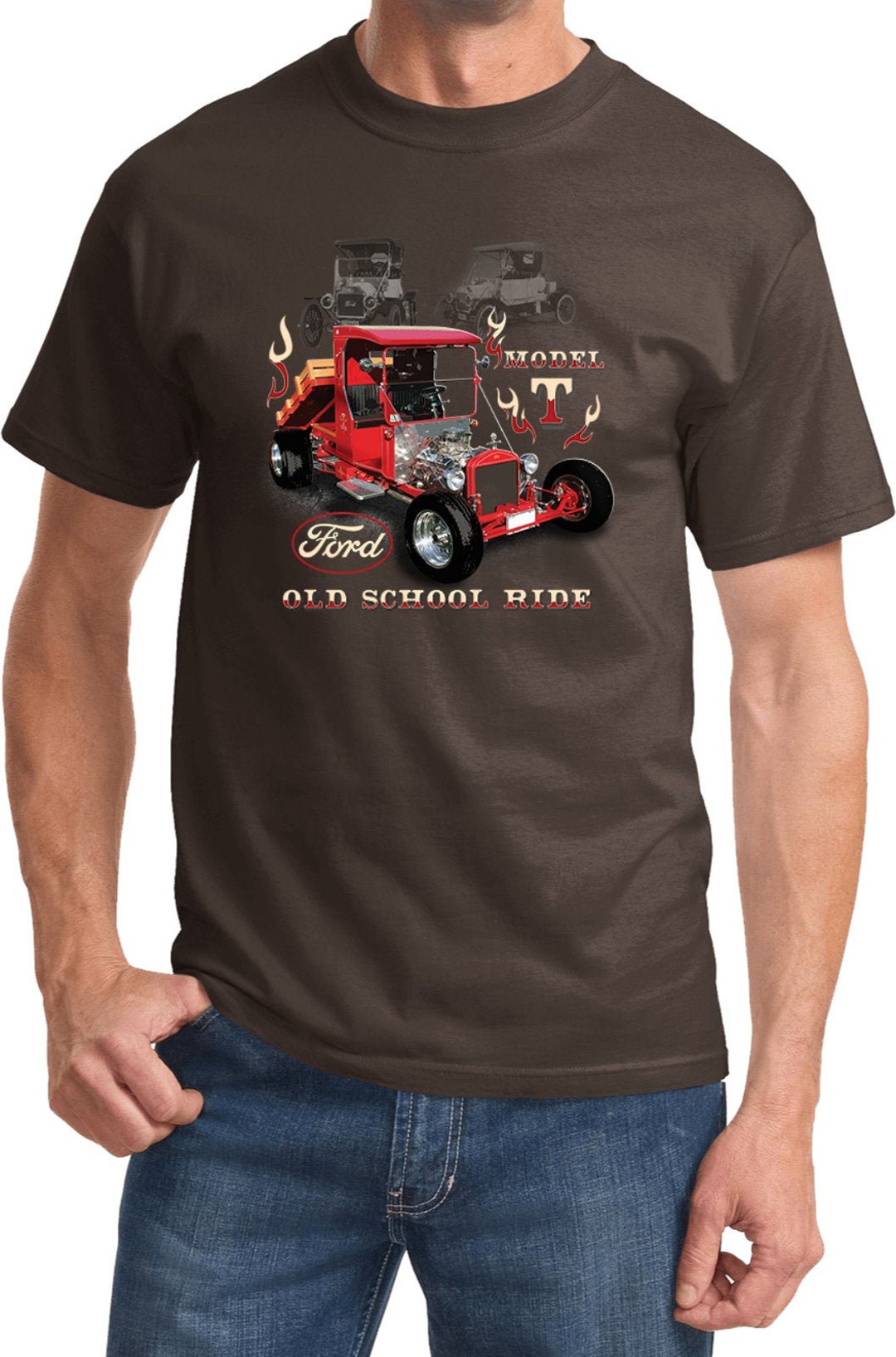 Ford Model T Old School Ride T-shirt 22499D1-PC61 - Etsy