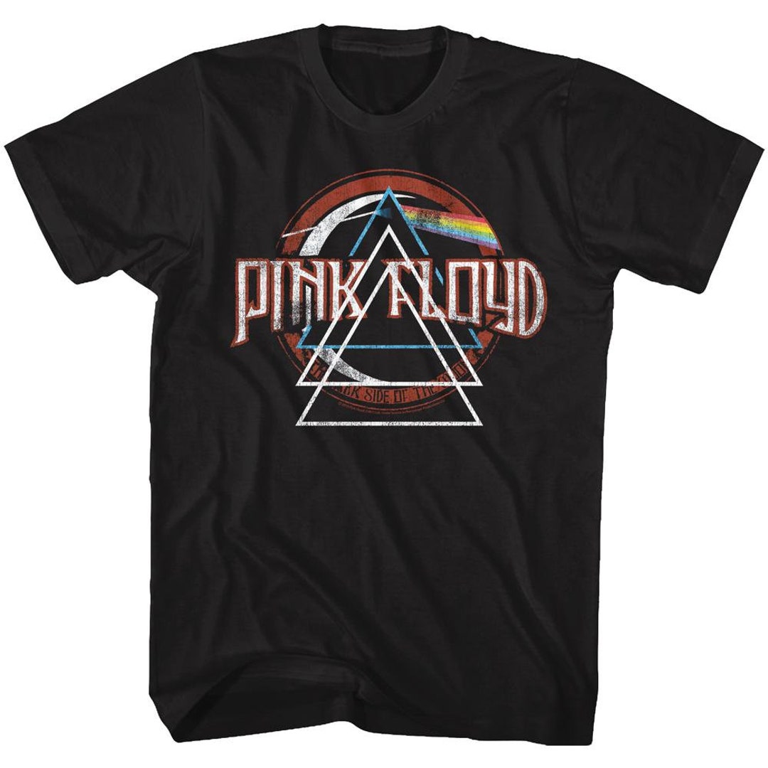 Pink Floyd Triangle Triad Logo Black Shirts - Etsy