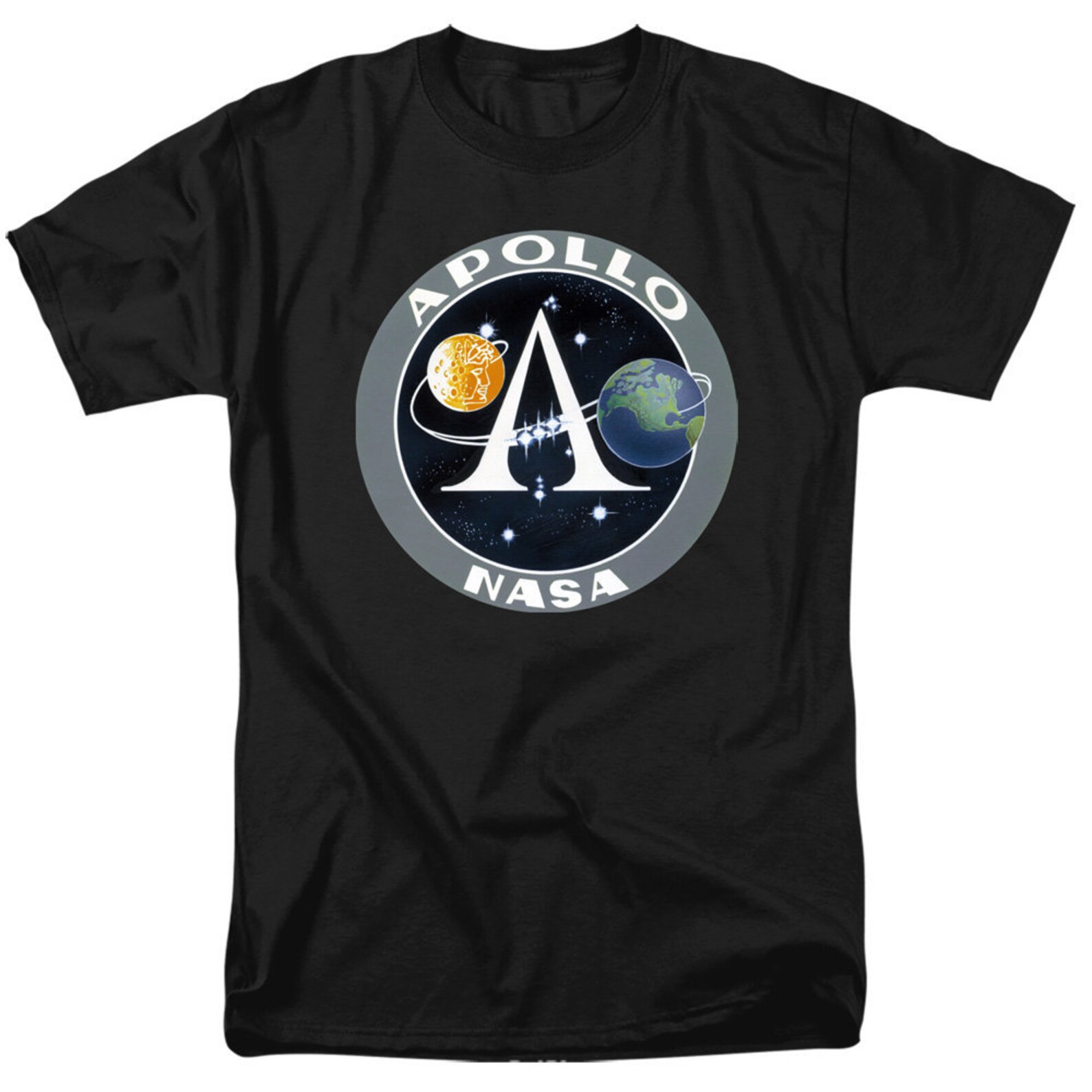 NASA Apollo Mission Patch Black Shirts | Etsy