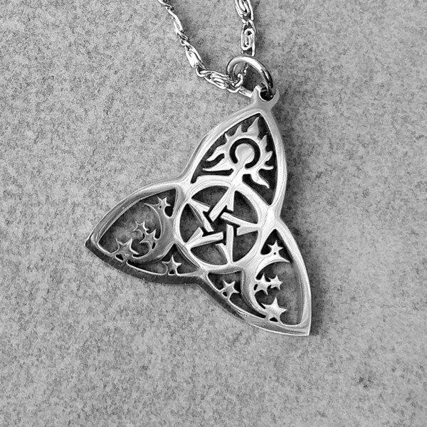 Silver Trinity Knot - Etsy