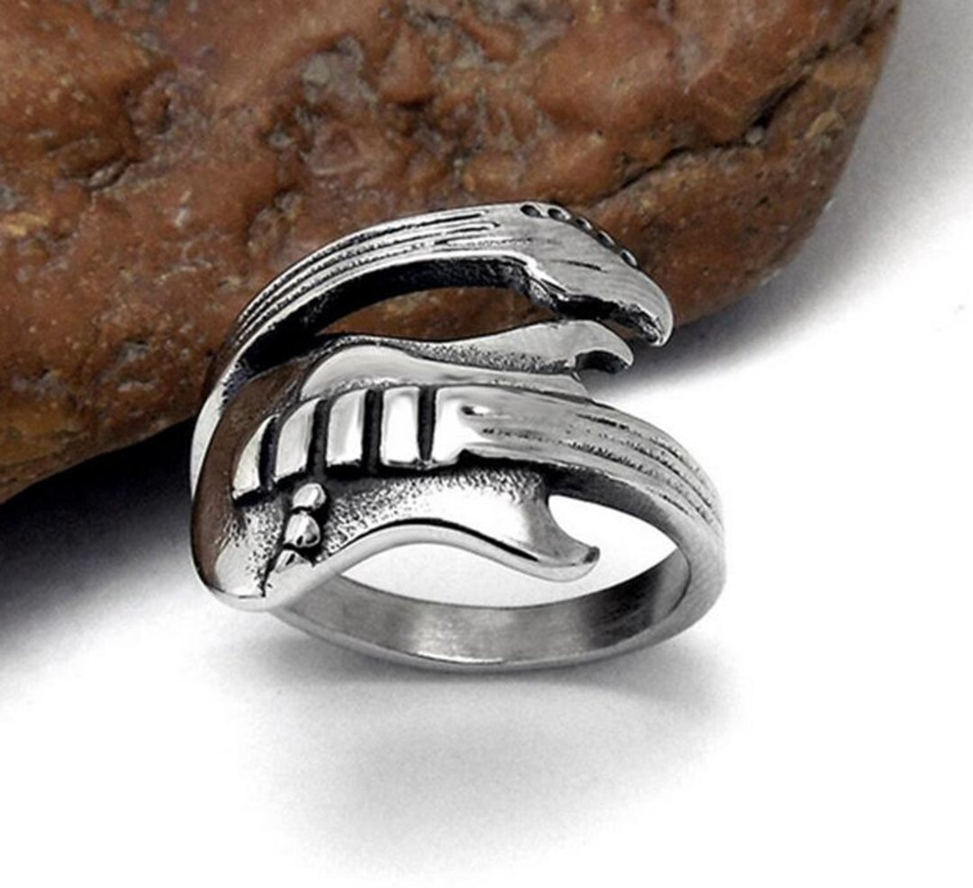 Guitar Ring. Guitar Player Jewelry. - Etsy