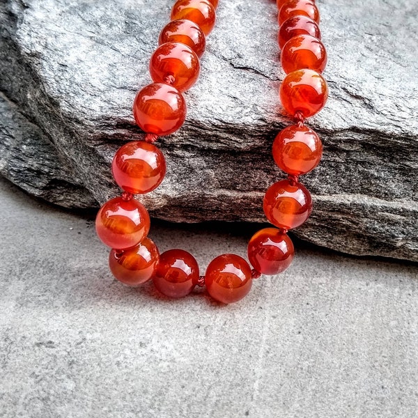 Large Bead Necklace - Etsy