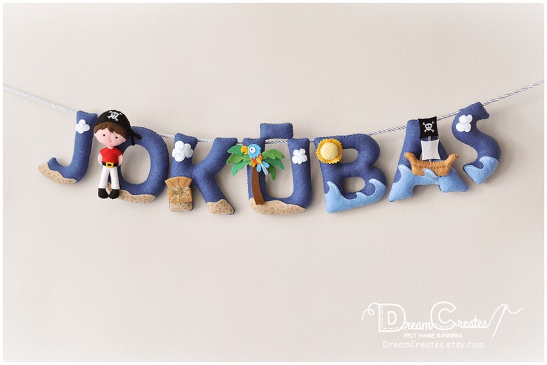 Felt Name Banner Nursery Decor Personalized Gift Felt | Etsy