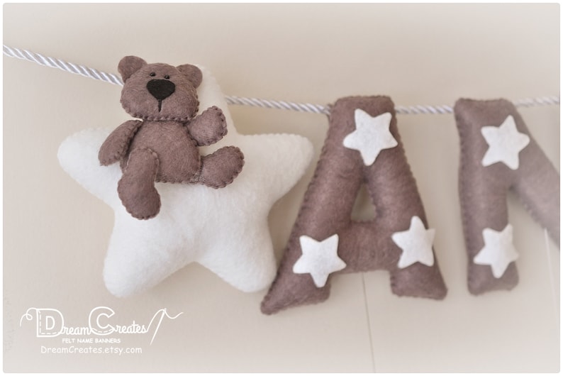 Baby Name Sign Teddies Nursery Decor Baby Shower Gift Baby - Etsy