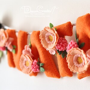 Nanny Nursery Decor, Baby Name Sign, Nursery Wall Art, Felt Name Banner ...