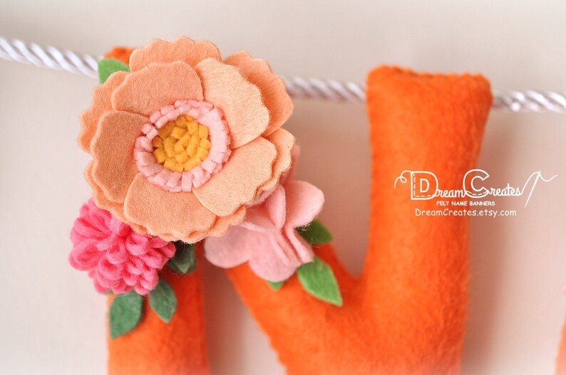 Nanny Nursery Decor Baby Name Sign Nursery Wall Art Felt - Etsy