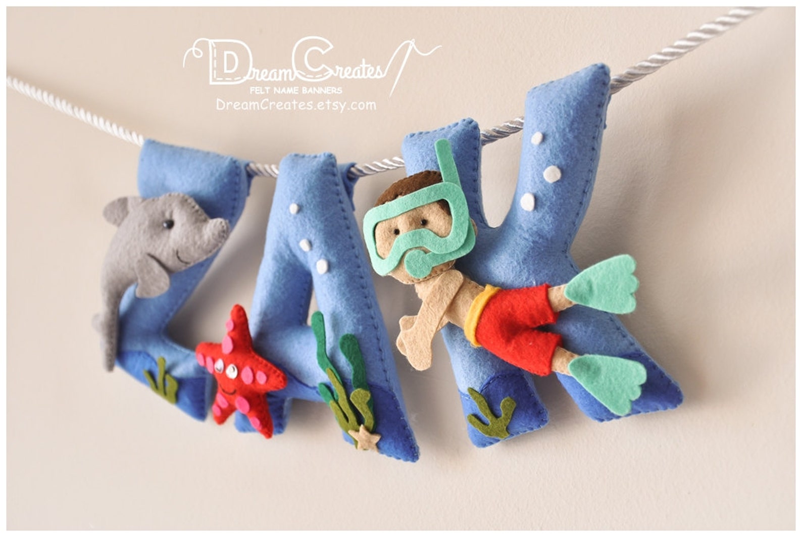 Felt Name Banner Nursery Decor Personalized Gift Felt - Etsy