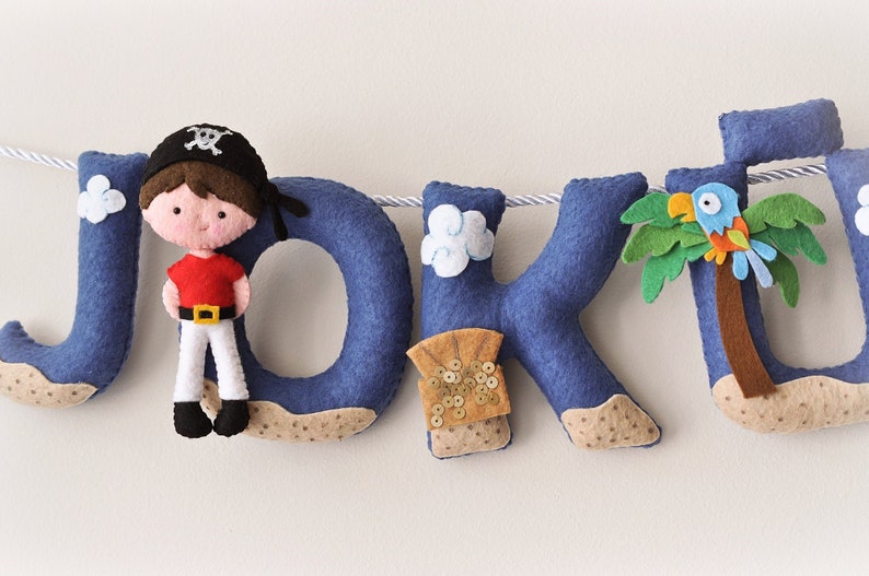 Felt Name Banner Nursery Decor Personalized Gift Felt | Etsy