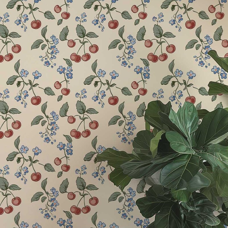 Cherry Wallpaper Preppy - Etsy