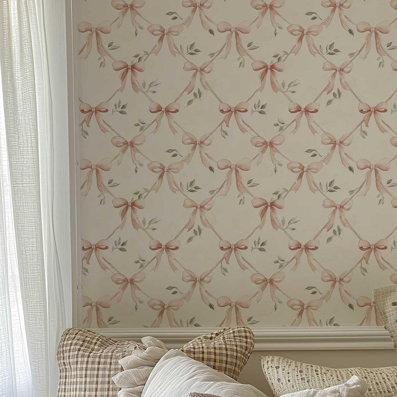 Bow Wallpaper - Etsy Australia