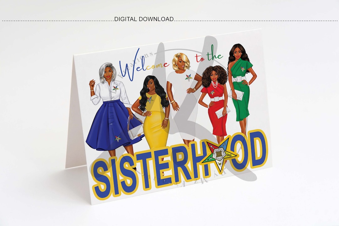 OES Sisterhood- OES Blank Card - Etsy