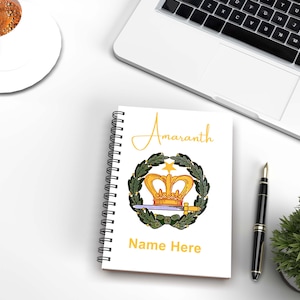 Amaranth Notebook, Order of Eastern Star Notebook, OES Notebook 5.5" X ...