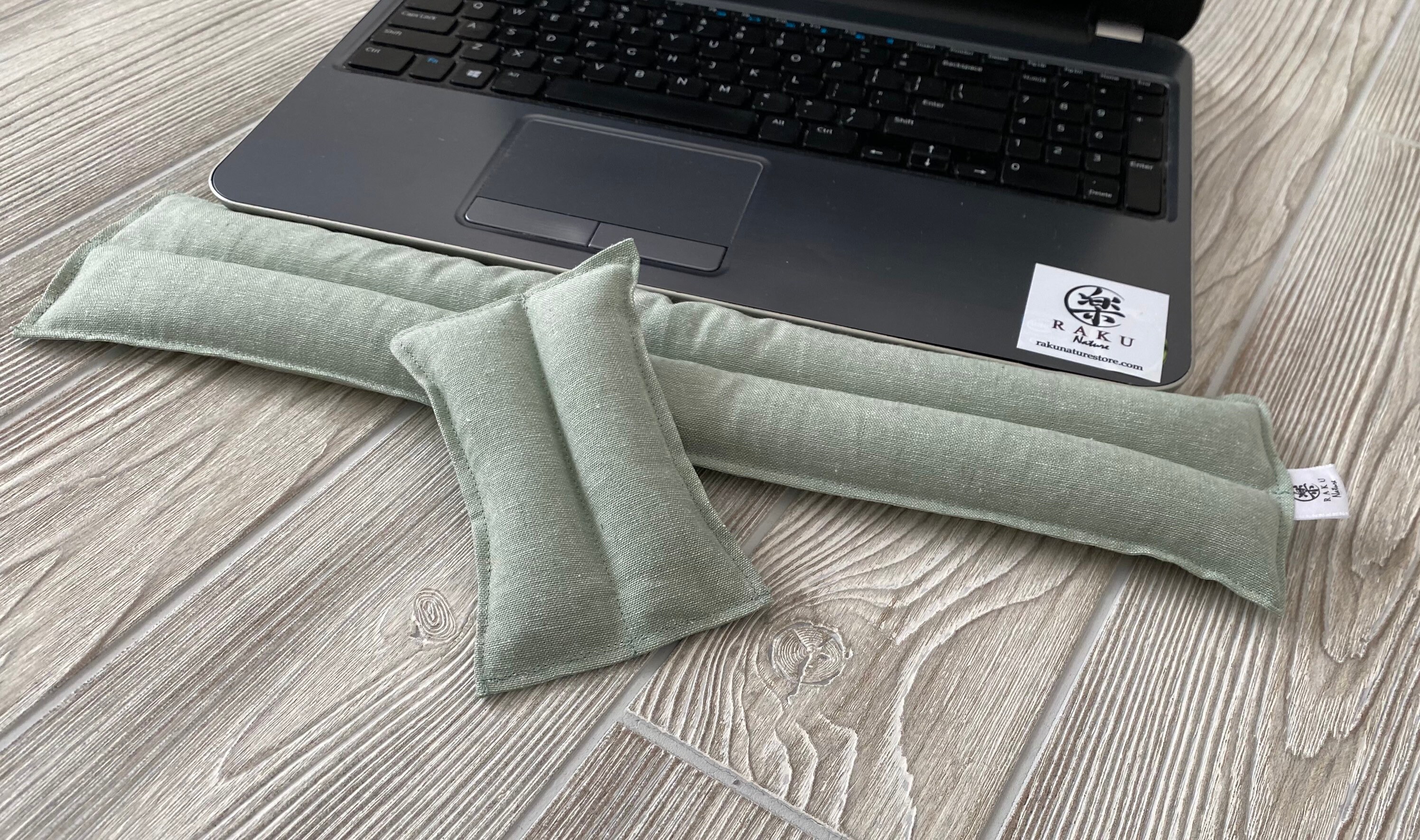 Leopard Print Keyboard and Mouse Wrist Rest Set - Aromatherapy Flaxseed ...