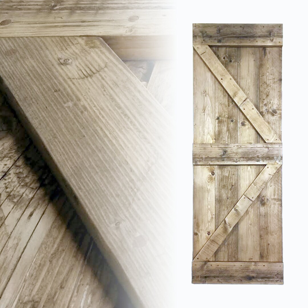 Sliding Barn Doors Reclaimed Industrial Rustic Scaffold Board Wood - Etsy
