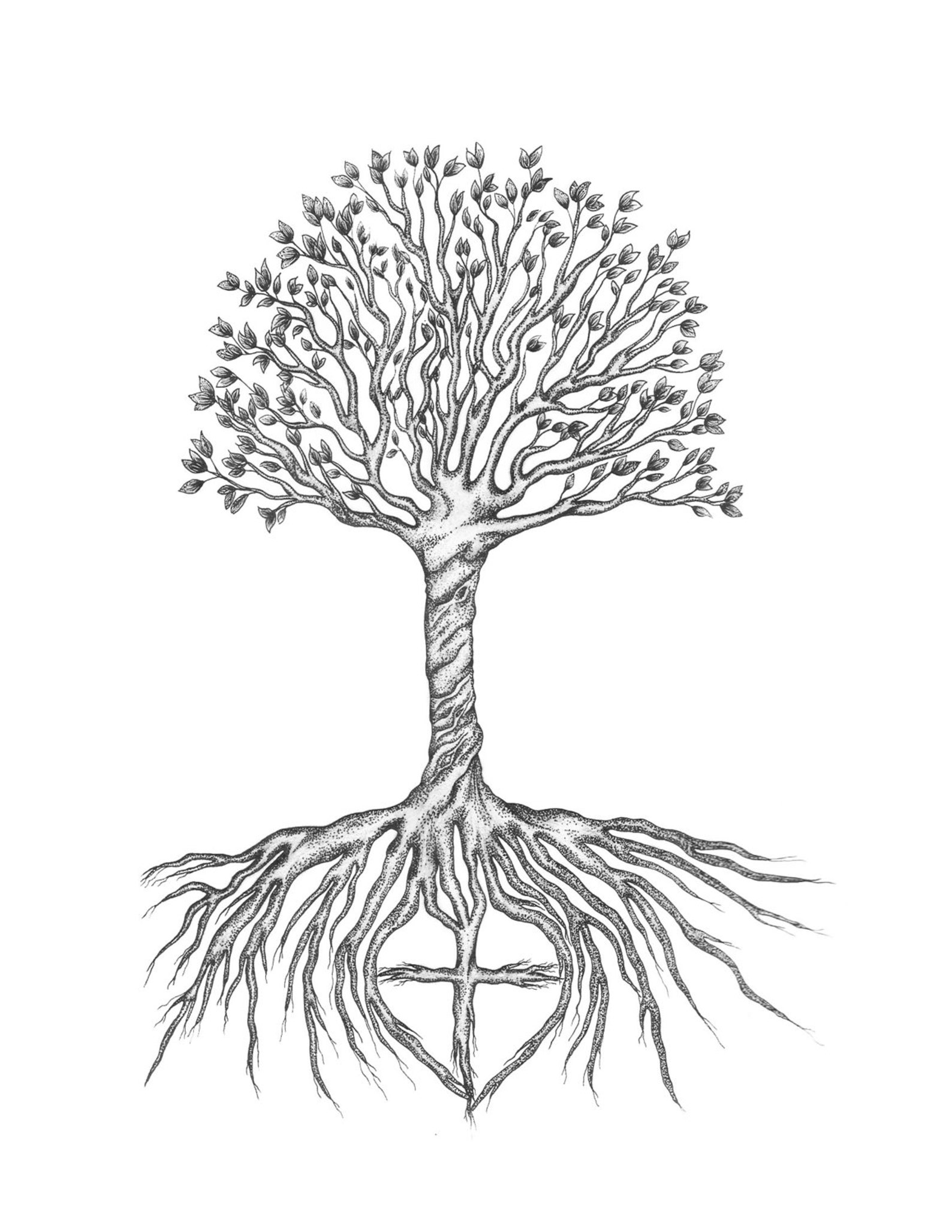 Roots Illustration (digital Download) - Etsy